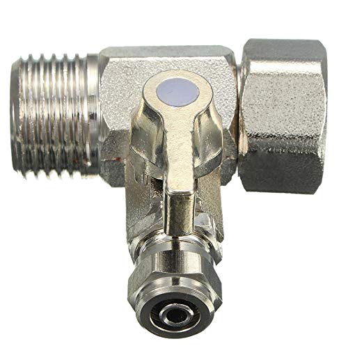 Generic 3X(RO Feed Water Adapter 1/2" to 1/4" Ball Valve Faucet Tap ...