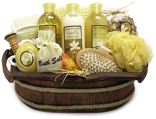 Amazon.com : Morgan Avery Bain D'esprit Bath Collection Set, Vanilla ...