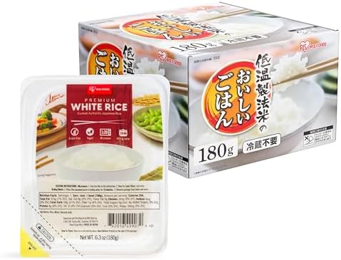 Amazon.com : IRIS Instant White Sushi Rice (10 Pack), Premium Japanese ...