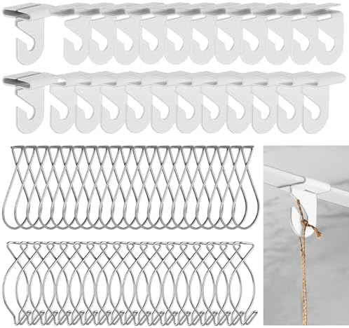 Amazon.com: ATLIN Ceiling Hooks (100 Pack) - Drop Ceiling Clips Great ...