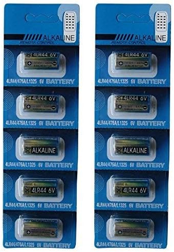 Amazon.com: 10 X Px28 28A A544 Px28A 4Lr44 4G13 V4034Px 6V Battery ...