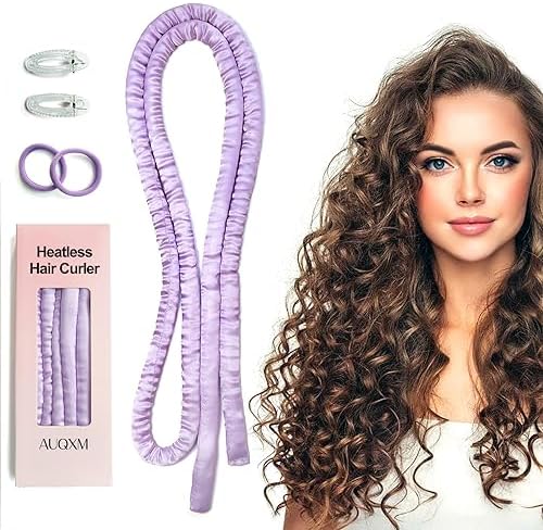 Amazon.com : Lanzhire Heatless Small Curling Rod Headband, No Heat Thin ...