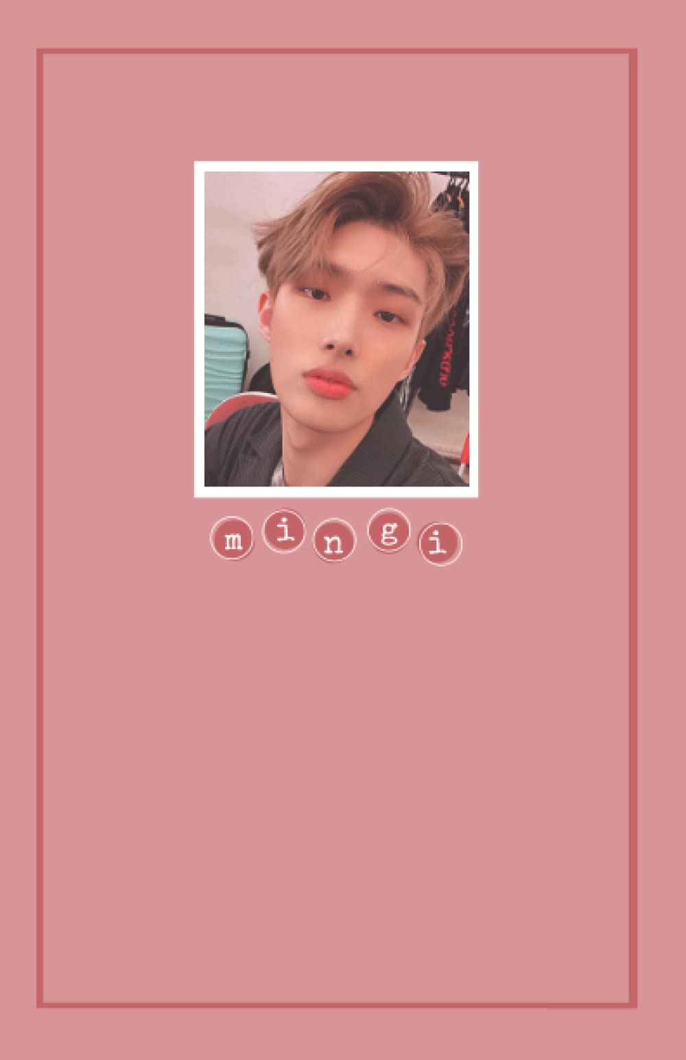 Mingi Journal Ateez Kpop Boy Group Notebook Ateez Member Mingi ...
