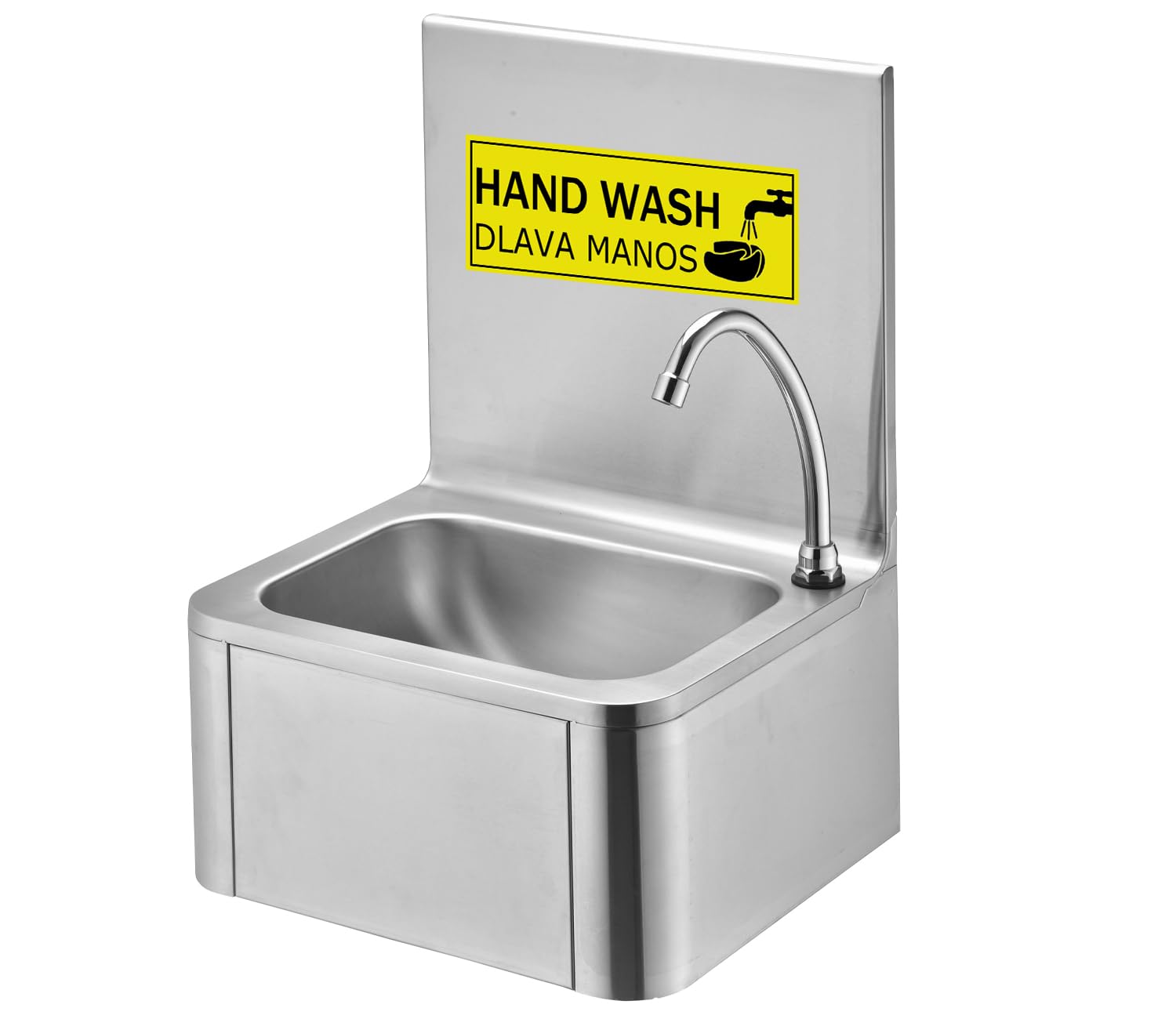 Snapklik.com : 7.3 X 2.5 Inch Wash Rinse Sanitize Sink Labels (10 Pcs ...