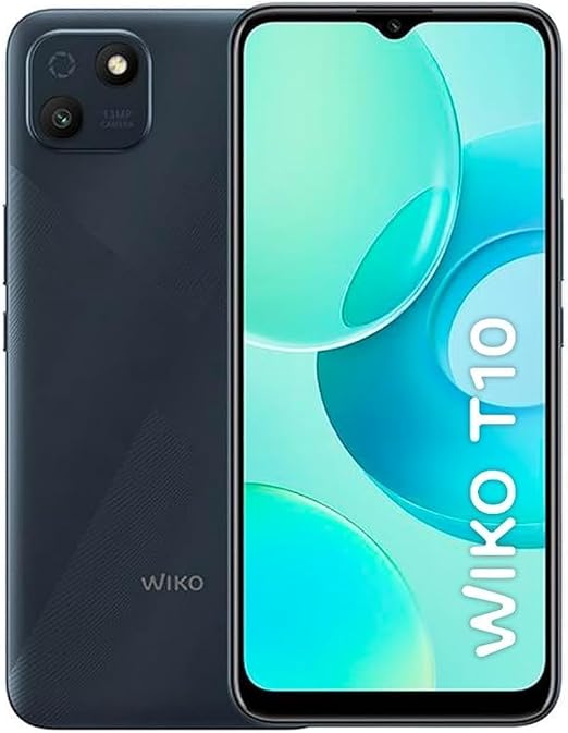 WIKO T10, 2+64GB, Midnight Black, Sim Free Unlocked Smartphone, 6.5 ...