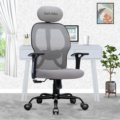 CELLBELL C190 Berlin Office Chair, High Back Mesh Ergonomic Home Office ...