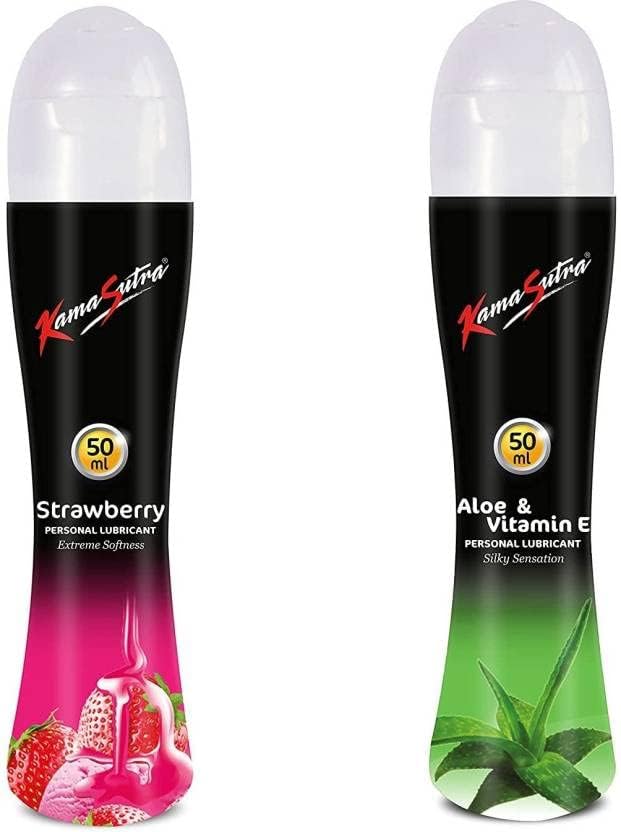 Kama Sutra Strawberry and Aloe Vitamin E Lubricant Gel for Men & Women ...