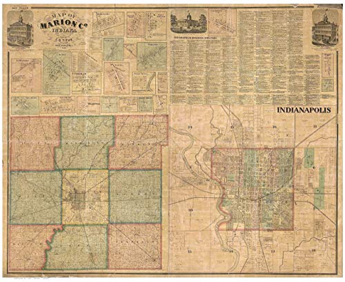 Marion County Indiana Plat Maps
