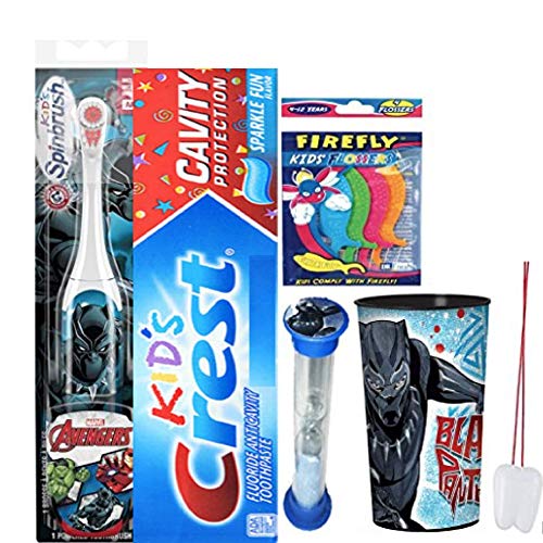 Amazon.com: Marvel Black Panther Kids Powered Toothbrush, Crest ...