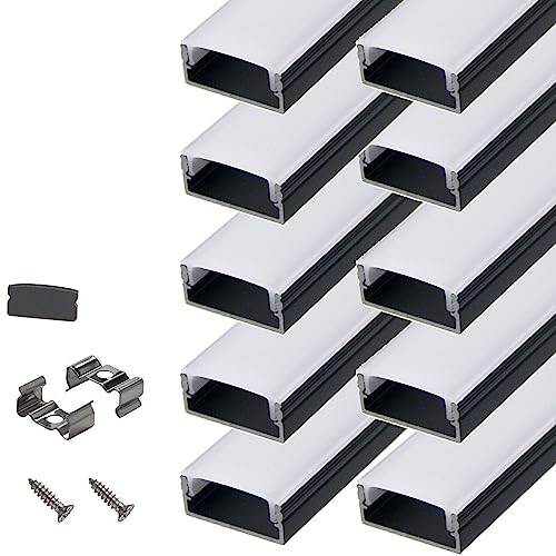 Perfiles para tiras LED negros | LED Moment