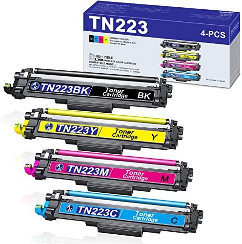 Amazon.com: TN-223 TN227 2BK/C/M/Y Toner Cartridge 5 Pack Replacement ...