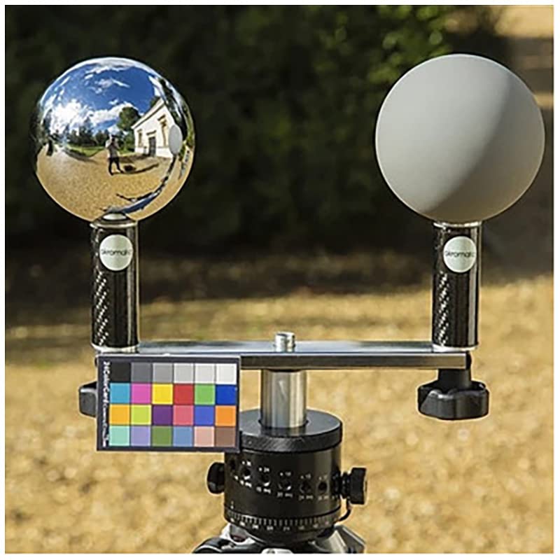 Amazon.com : VFX hdri Ball 5" Chrome Ball + Grey Ball Profession Camera ...