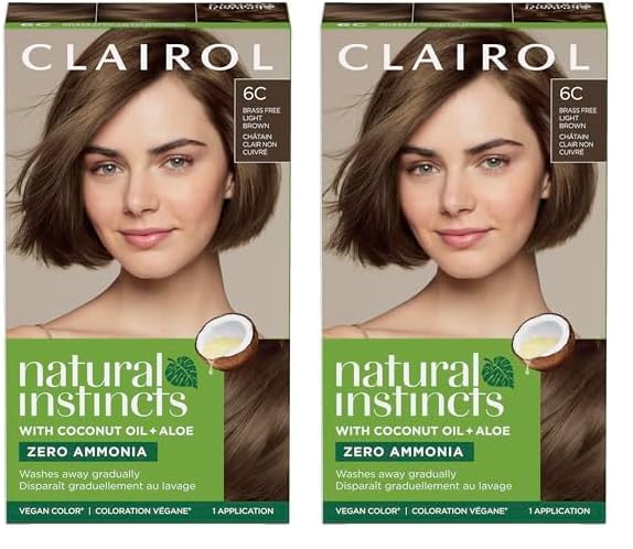 Amazon.com : Clairol Natural Instincts Demi-Permanent Hair Dye, 6C ...