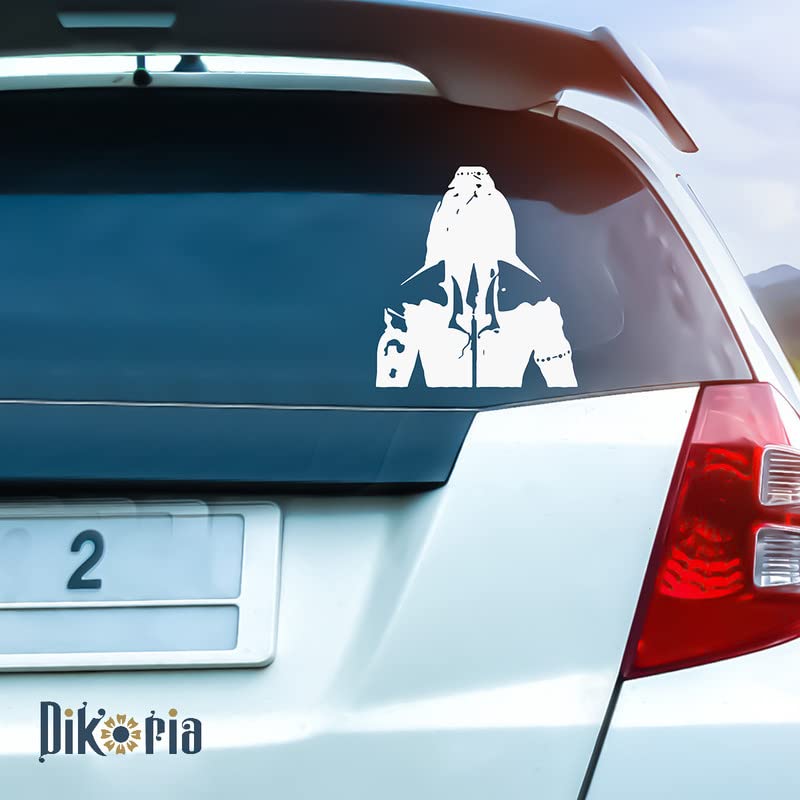 Dikoria Shiva Car Sticker, car Stickers for Car Exterior, Glass, Wall ...