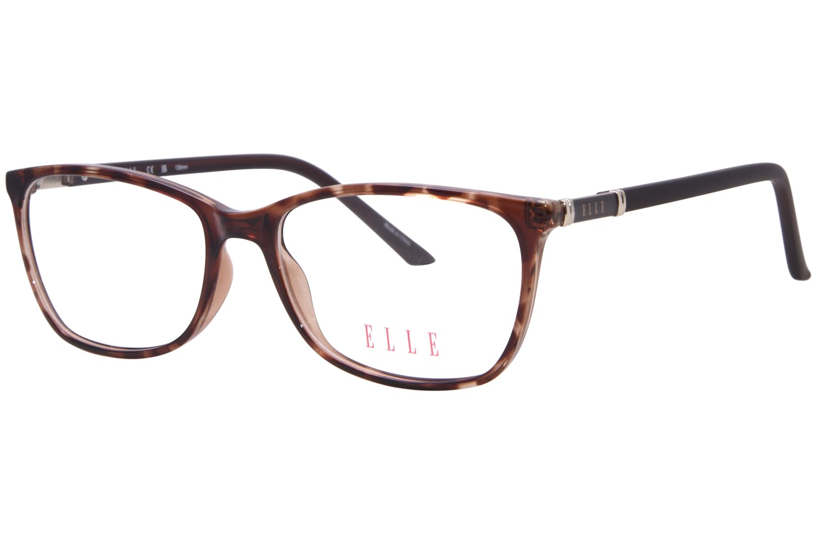 Amazon.com: Elle Women's Eyeglasses EL13409 EL/13409 BR Brown Full Rim ...