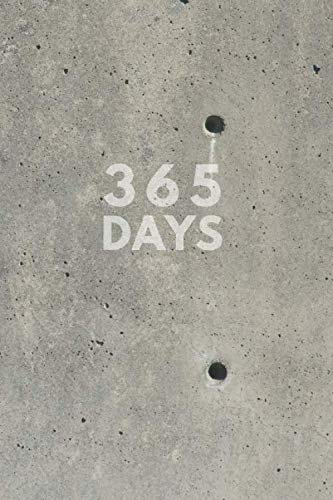 365 Days Journal Diary: One Page A Day, Blank Pages Notebook, Daily ...
