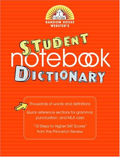 Amazon.com: Random House Webster's Student Notebook Dictionary, Second ...