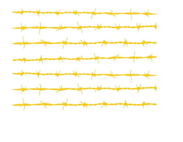 Amazon.com: High Heat Barbed Wire Vinyl Firearm Stencil 10" x 12" for ...