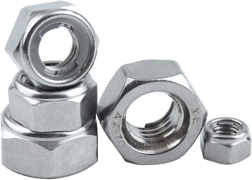 Tuerca de seguridad hexagonal para M4/M5/M6/M8/M10 metal Tuerca ...
