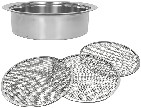 Amazon.com : Soil Sifter Set with 3 Sieve Meshes for Sifter Sifter ...