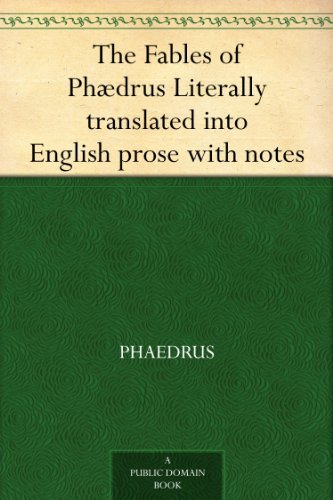 Amazon.com: The Fables of Phædrus Literally translated into English ...