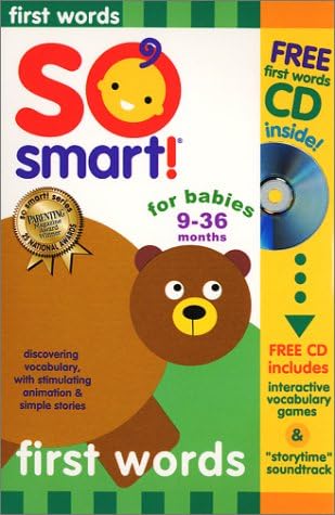 So Smart! First Words with CD-ROM [VHS]: Amazon.co.uk: So Smart: DVD ...