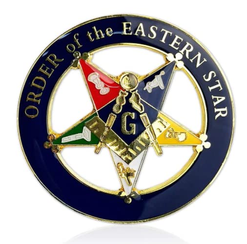 Buy Blue Order of The Eastern Star USA Masonic Mason Freemasonry Car ...
