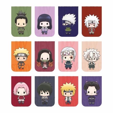 Anime Bookmarks Chibi - Set of 12 Magnetic Bookmarks | Best Gift for ...