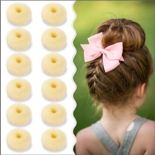 Amazon.com: HOFASON Hair Bun Maker Donut 12 Pcs, Accessories for Ring ...