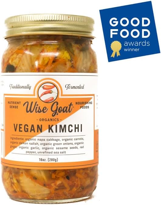 Amazon.com : Certified Organic, Raw, Vegan Kimchi - High in Probiotics ...