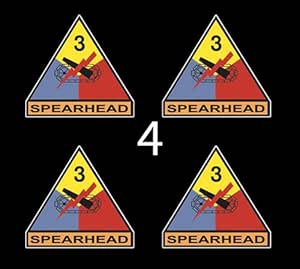 Amazon.com: US Army 3rd Armored Division SSI 3" (4) Four Decal Sticker ...