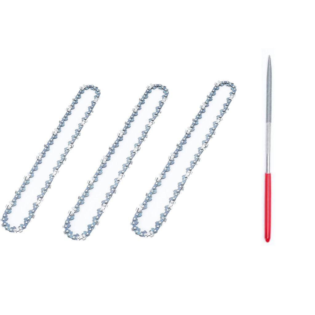 Snapklik.com : Takuoo 8 Inch Mini Chainsaw Chain Replacement, 3 Pcs ...