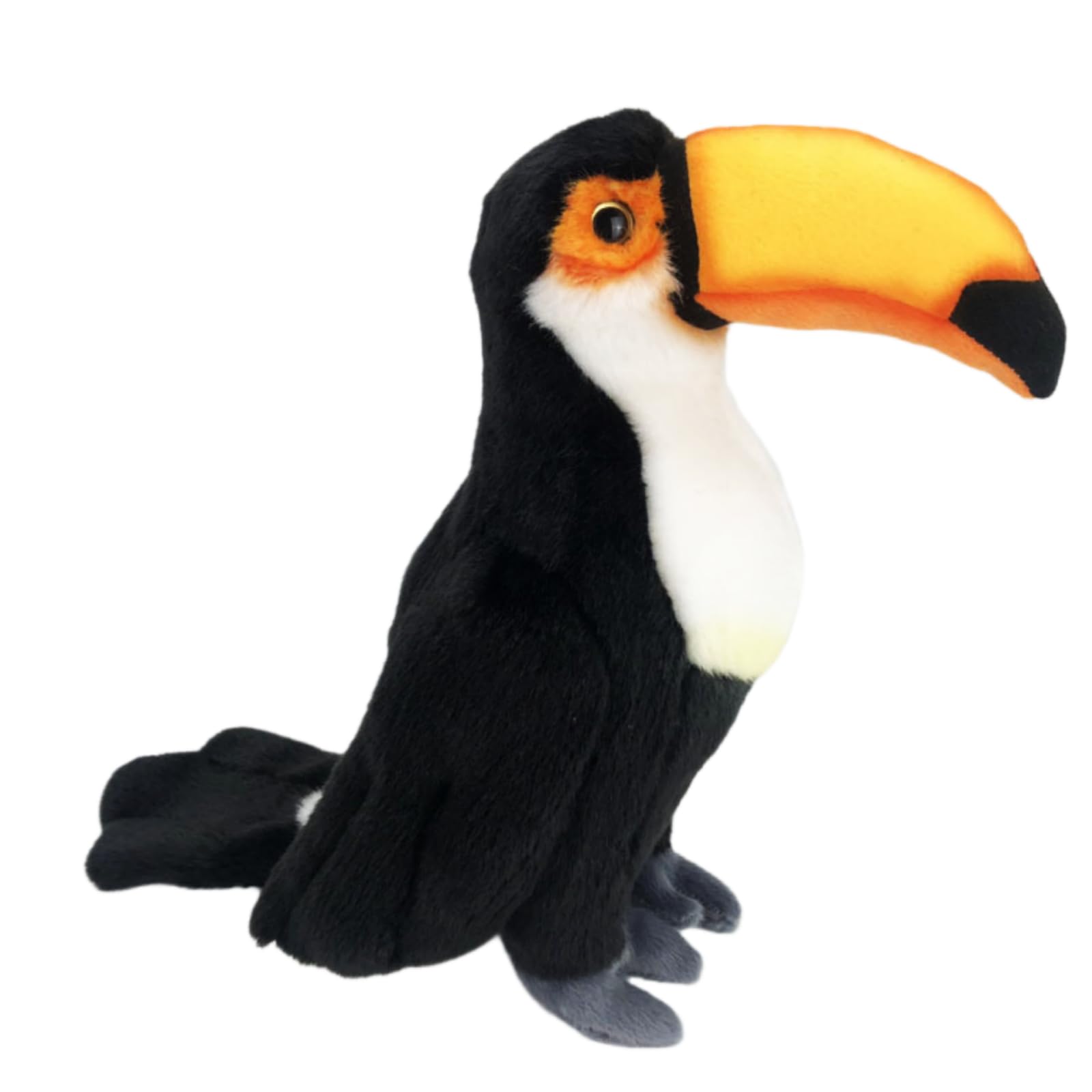 Amazon.com: lilizzhoumax Lifelike Toucan Stuffed Animal,Realistic Bird ...