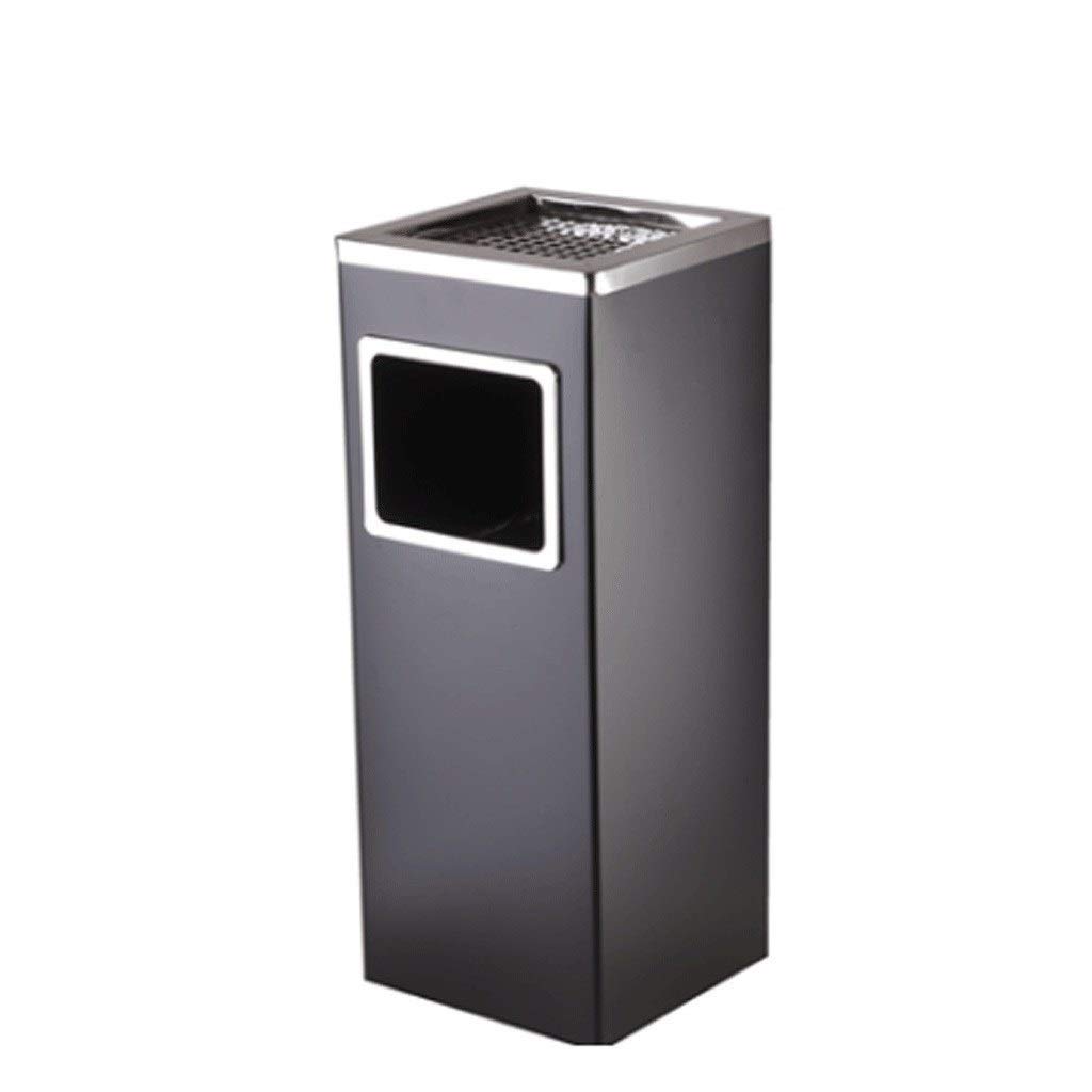 Buy YBYB Garbage Bin Square Stainless Steel T Can T Bin in/Outdoor ...