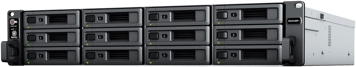 Amazon.co.jp: 【NASキット】Synology RackStation RS2423RP+ [12ベイ / クアッドコアCPU ...