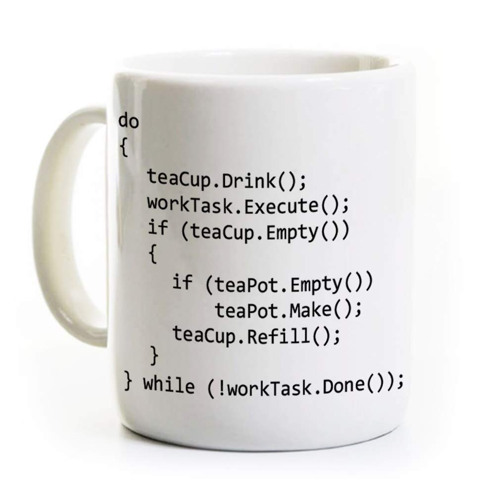 Amazon.com: Tea Cup Programmer Coffee Mug - C++ - Can Be Personalized ...
