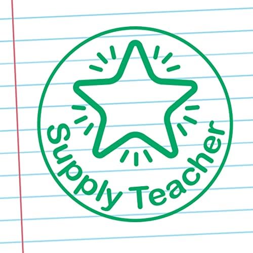 Supply Teacher Self-Inking Teacher Stamp 22mm, Self inking Stamper ...