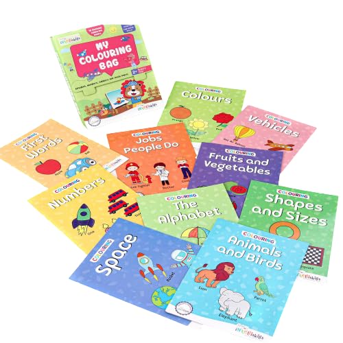 Intelliskills My Colouring Book Set of 10 | Colouring, Fruits ...
