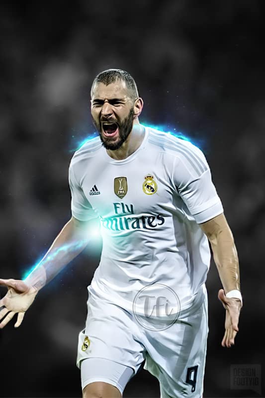 Karim Benzema Posters, Karim Benzema Posters for Room, Unframed, with ...