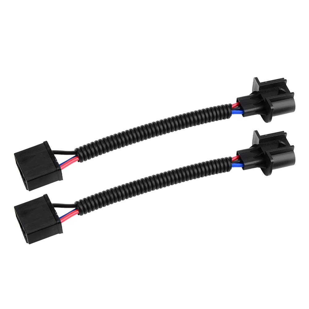 Amazon.com: KIMISS Adapter Headlight,2pcs H4 Female to H13 Male Adapter ...