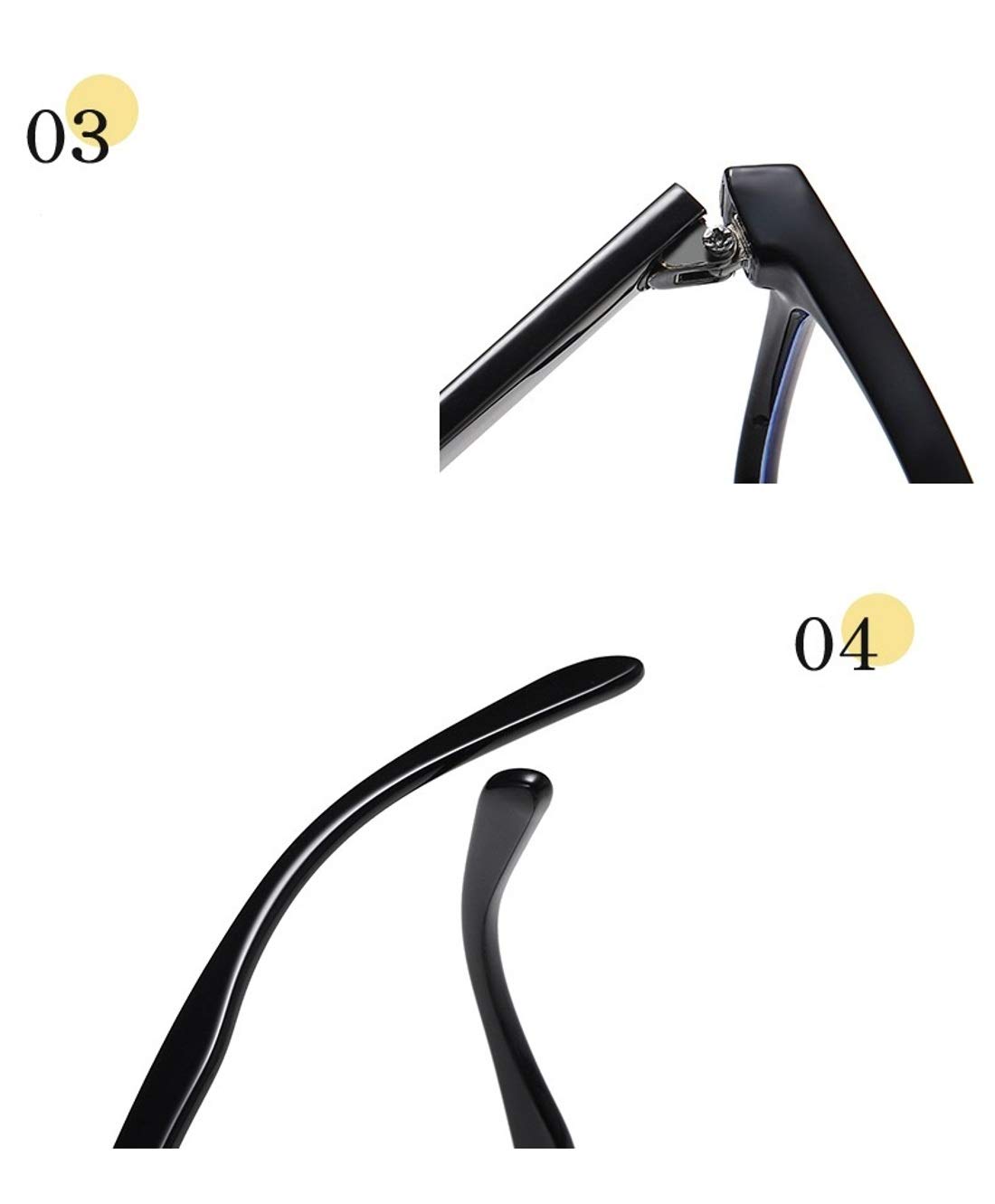 Buy elegante Blue Light Blocking Blue Cut anti-glare Square Eyeglasses ...
