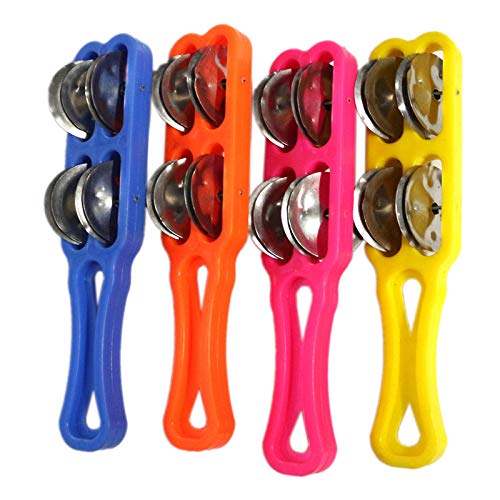 Khartal Hand Taal(Pack Of 4pc) Multi Color, S004 : Amazon.in: Musical ...