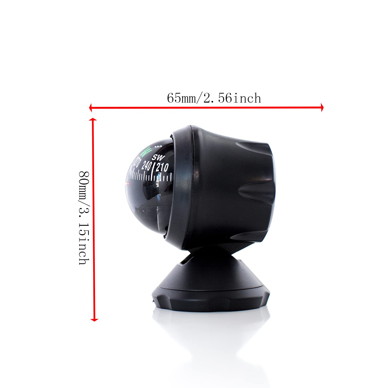 Compass For Car Automotive Compass Ball,Car Compass With Bottom Stick ...