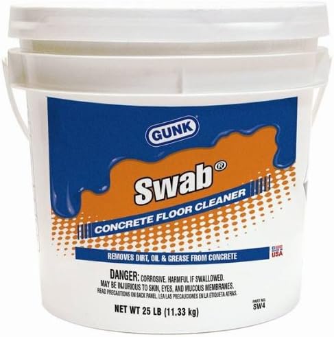 Amazon.com: Gunk SW4 Swab Powdered Concrete Cleaner - 25 lb. : Health ...
