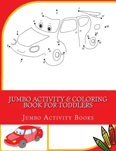 Amazon.com: Jumbo Activity & Coloring Book For Toddlers: Activity Book ...