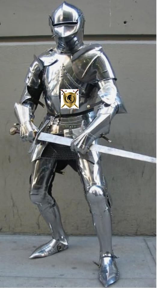 Historic Handicraft Medieval Gothic Full Body Armor Suit 18ga Steel ...