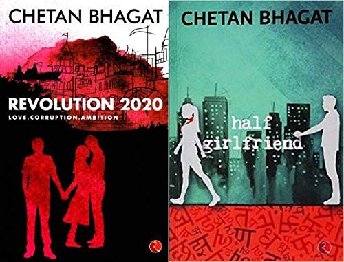 Buy Chetan Bhagat Revolution 2020 + Half Girlfriend (COMBO) [Paperback ...