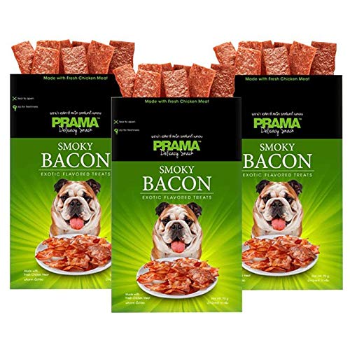 Buy Prama Smoky Bacon Dog Treats, 70gm (Pack of 3) Online at Low Prices ...