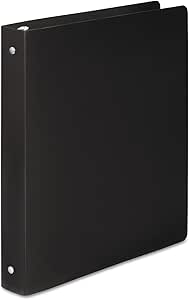 Amazon.com : ACCO AccoHide Round Ring Binder, 8.5 x 11 Inches, 1 Inch ...