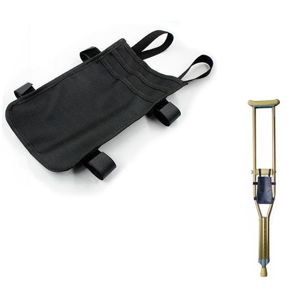 Amazon.com: DraCra Crutch Bag Pouch Lightweight Storage Organizer with ...